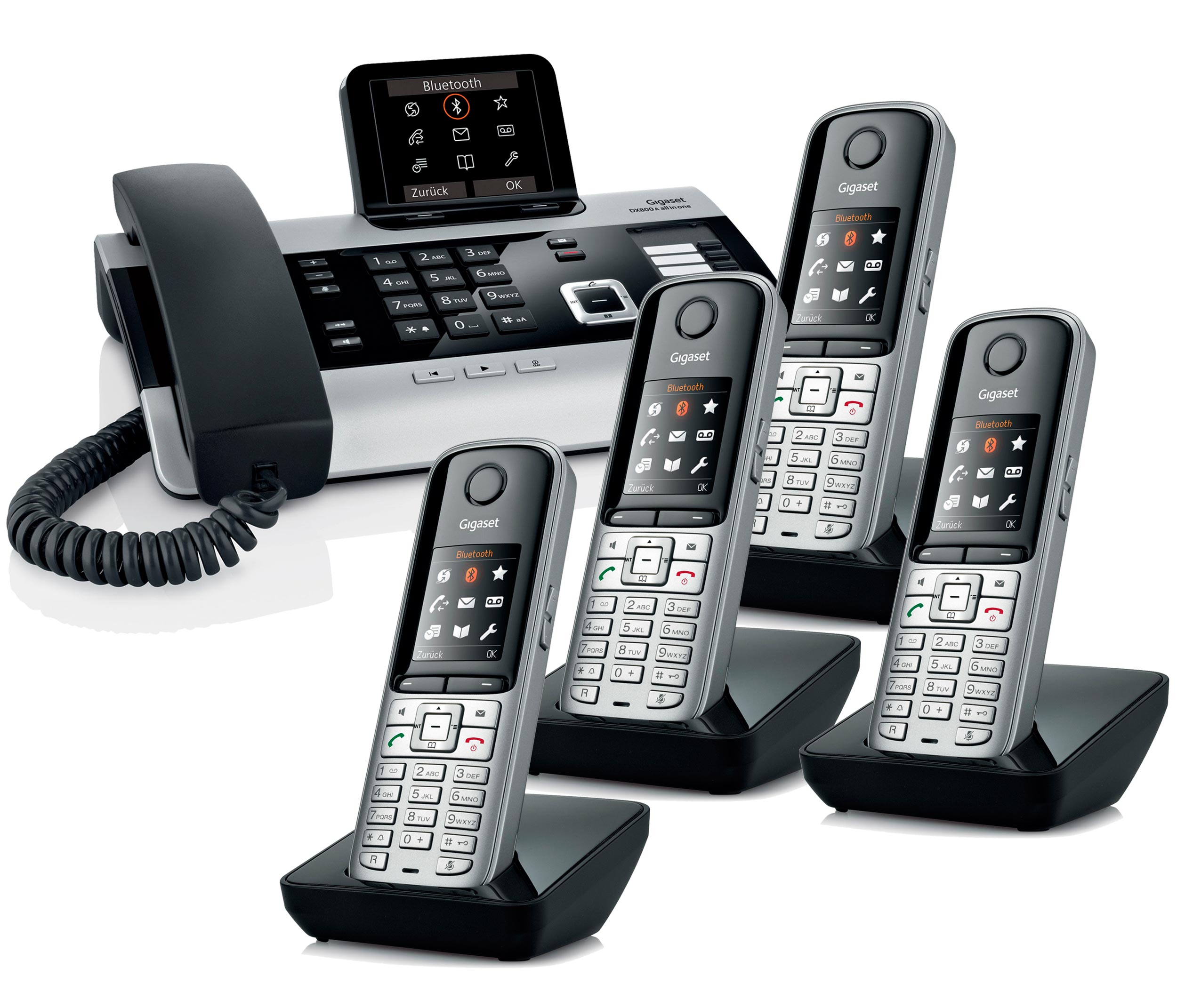 Gigaset DX800A Quint mit S810H Schnurloses VoIP Telefon